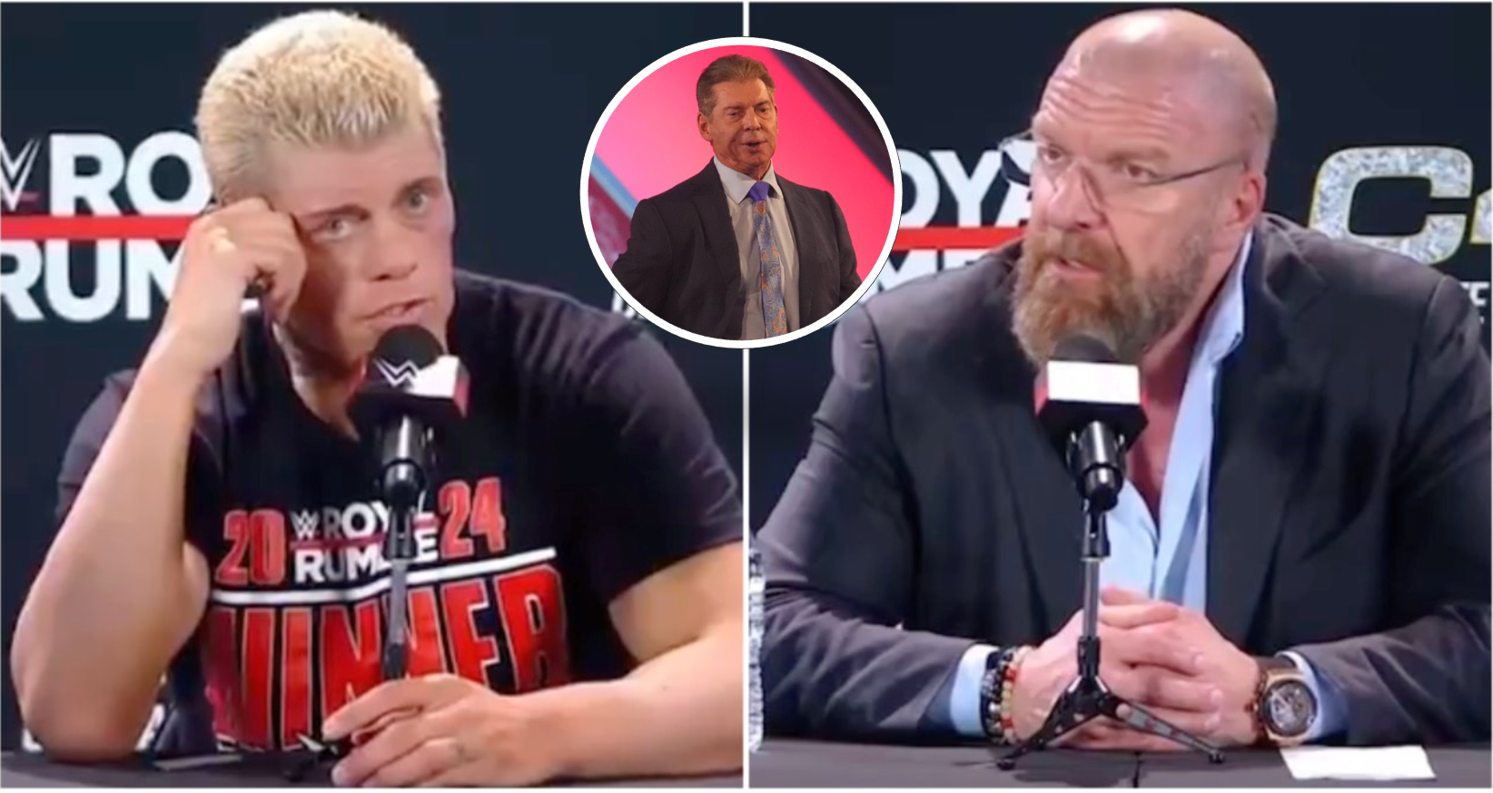 Triple H & Cody Rhodes respond to Vince McMahon allegations at Royal Rumble