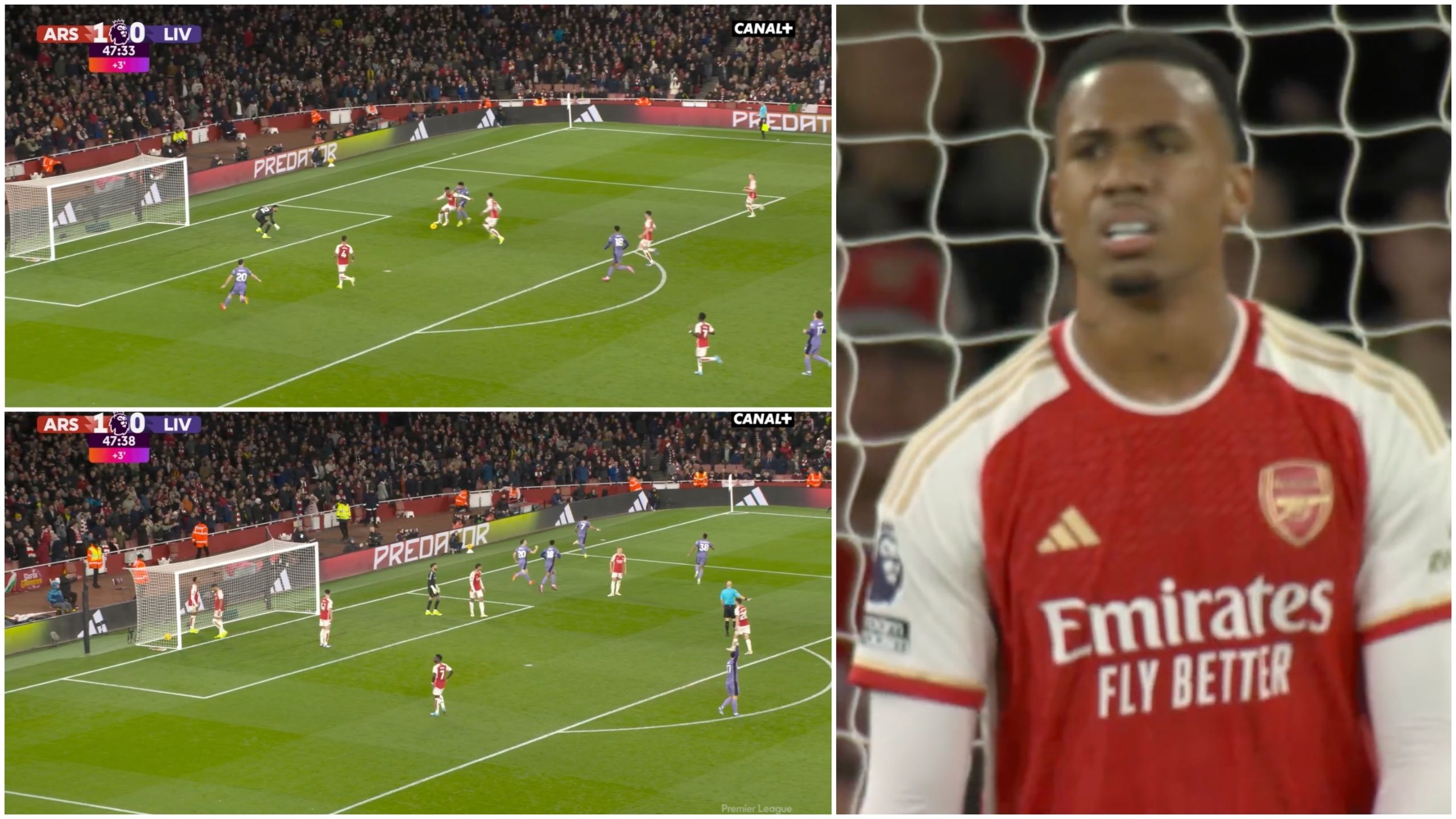 Arsenal gift Liverpool equaliser with bizarre Gabriel own-goal
