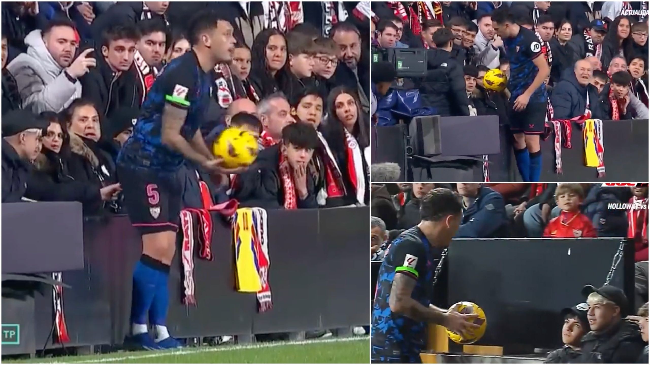 Sevilla 'disgusted' after Ocampos touched 'inappropriately' by fan