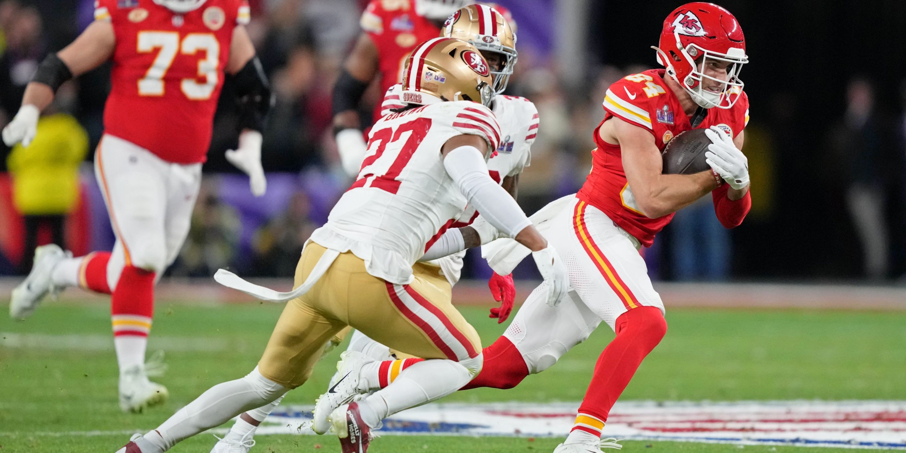 Chiefs went far down their depth chart to win Super Bowl 58