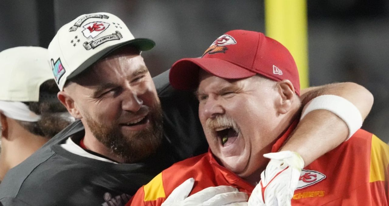 Travis Kelce says he crossed the line with Andy Reid during Super Bowl 58