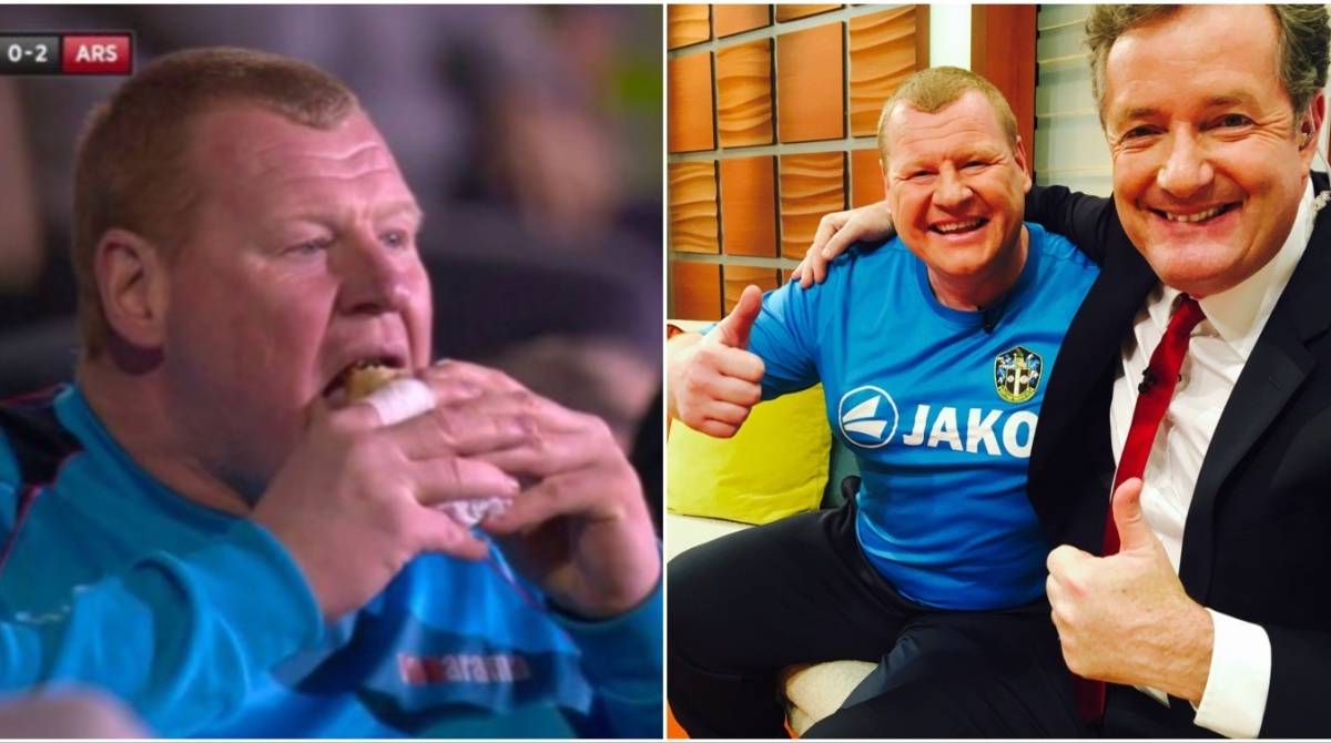 What happened to Sutton's Wayne Shaw after he ate a pie in FA Cup game