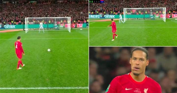 Virgil van Dijk’s ice-cold penalty v Chelsea in 2022 Carabao Cup final