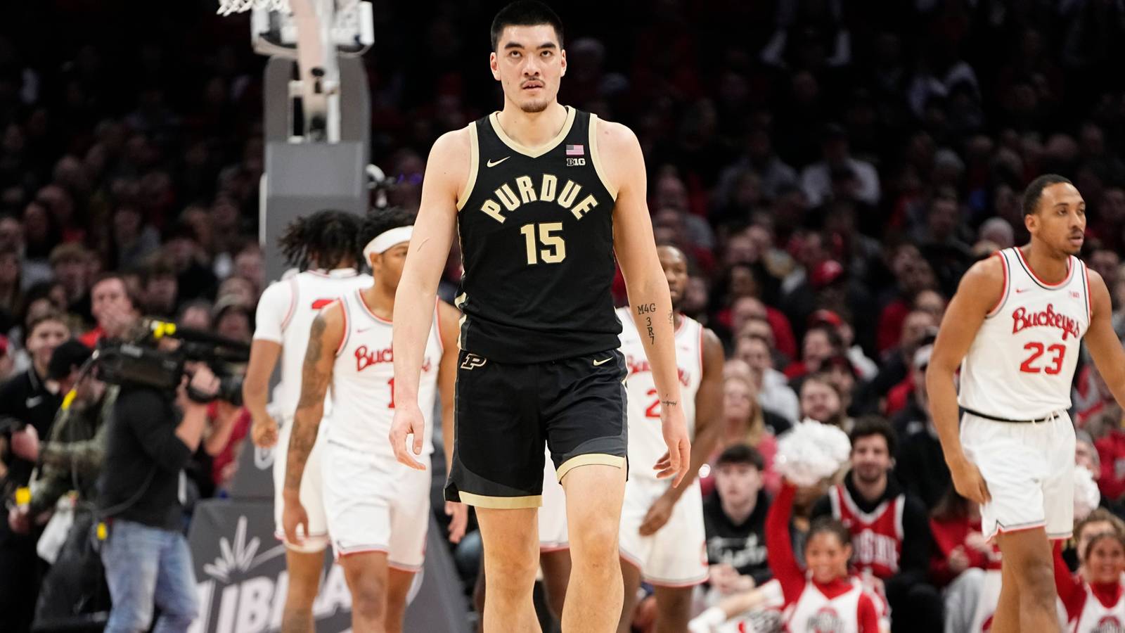 Celtics’ Kristaps Porzingis Was in Awe of How Big Purdue’s Zach Edey Is