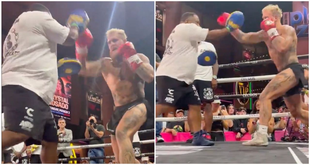 Jake Paul Open Workout Footage for Ryan Bourland Fight