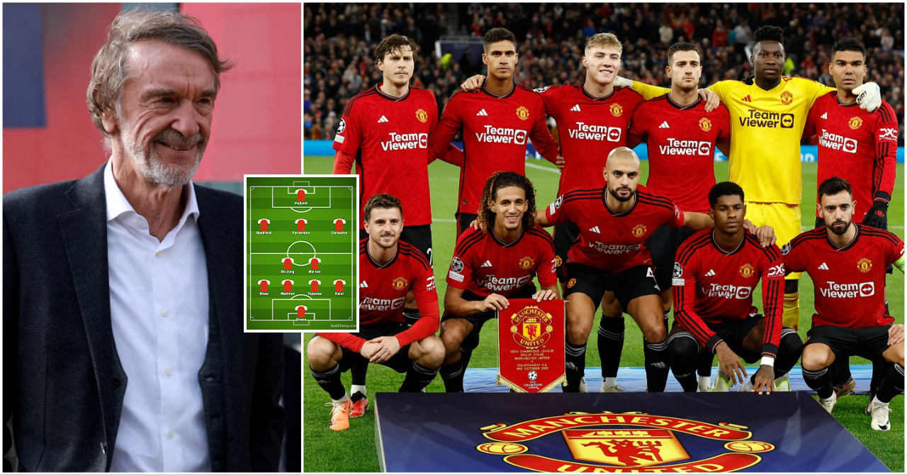 Sir Jim Ratcliffe targets 3 areas for Man Utd's potential 2024/25 team