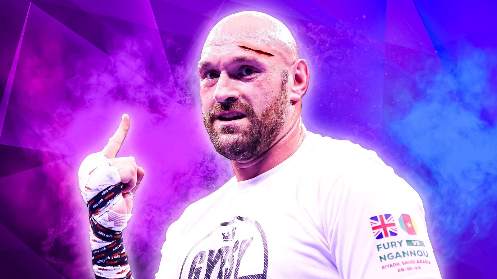What Tyson Fury's cut looks like 10 days before proposed Oleksandr Usyk ...