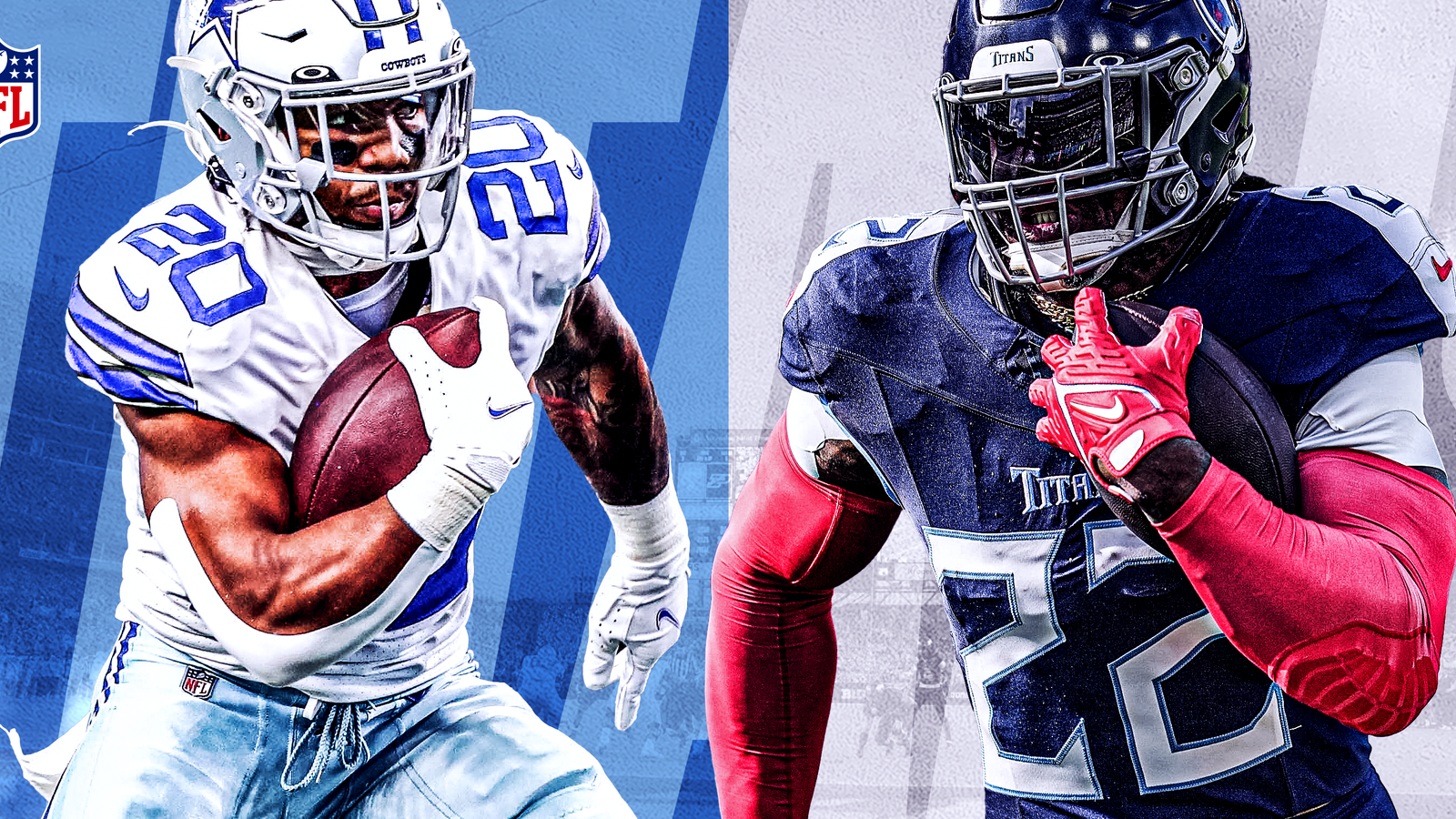 How New RB Tony Pollard Compares to Titans' Legend Derrick Henry