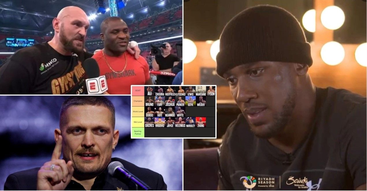 Anthony Joshua Ranks the Greatest Heavyweight Boxers of All Time