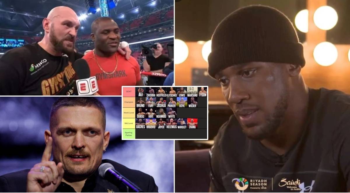Anthony Joshua Ranks the Greatest Heavyweight Boxers of All Time