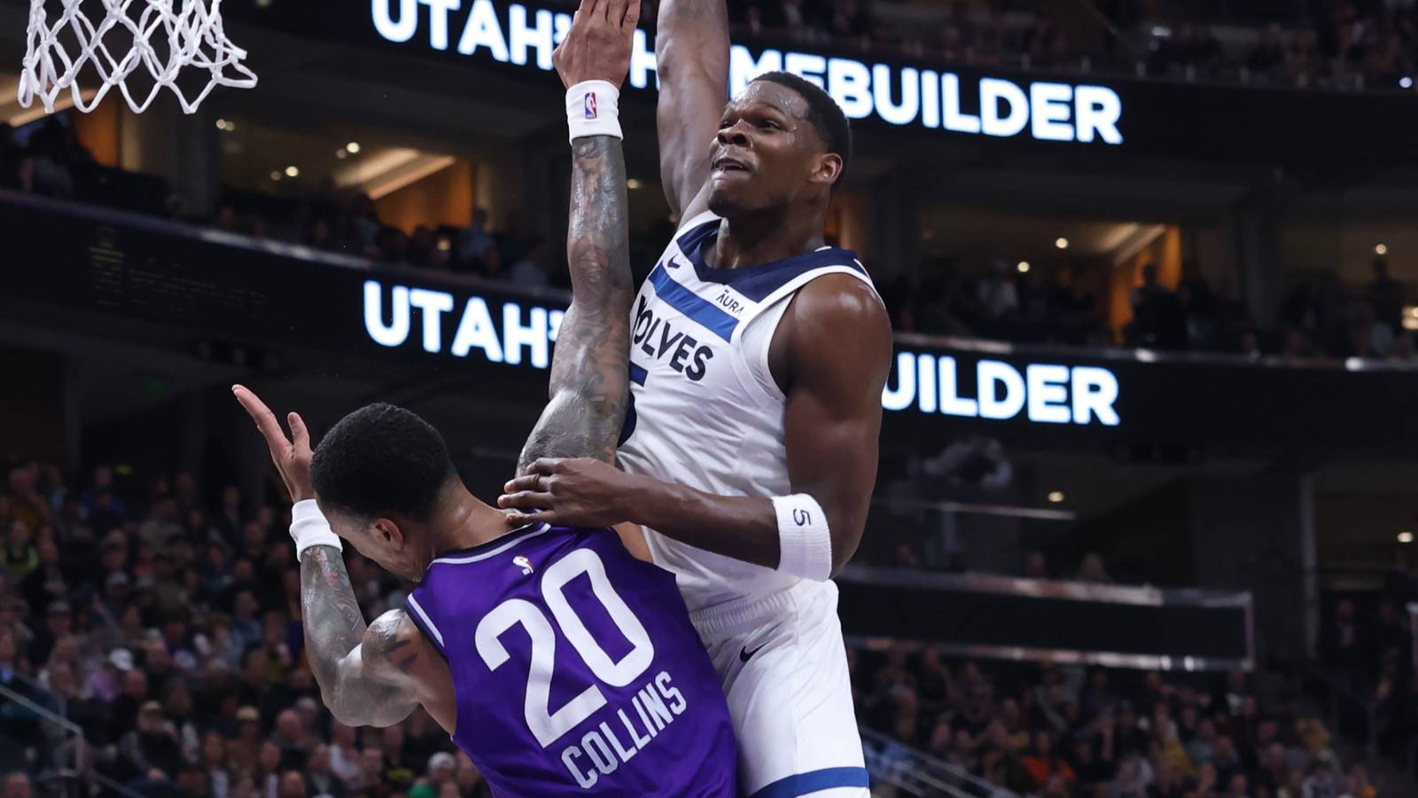 Anthony Edwards Had Amazing Reaction to Seeing His Incredible Dunk Over ...