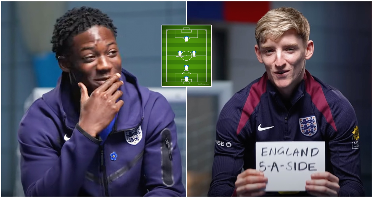 Anthony Gordon & Kobbie Mainoo Pick Their England 5-a-side Team