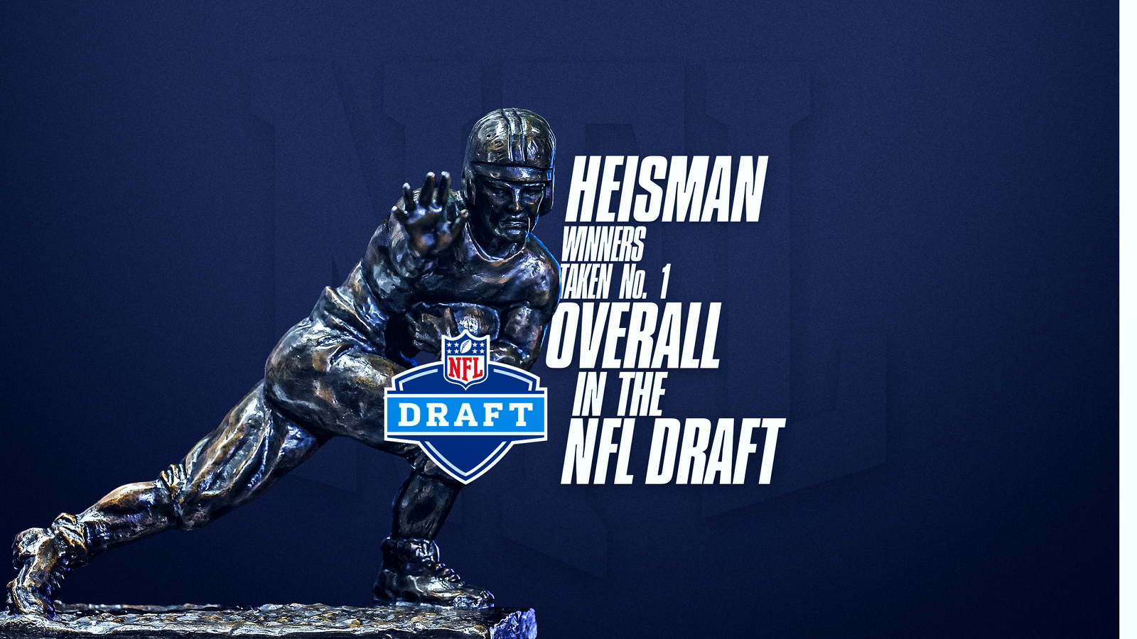 Heisman Winners Taken With the First Overall Pick in NFL Draft History