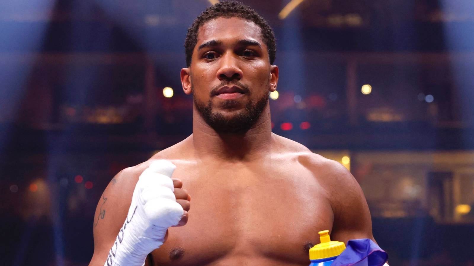 What Anthony Joshua Told Francis Ngannou Inside Ring After Huge KO