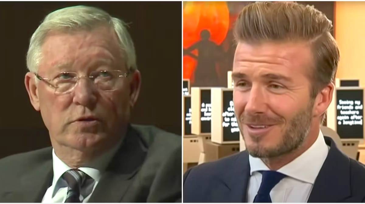 David Beckham’s Response After Ferguson Named Four World-Class Man Utd ...