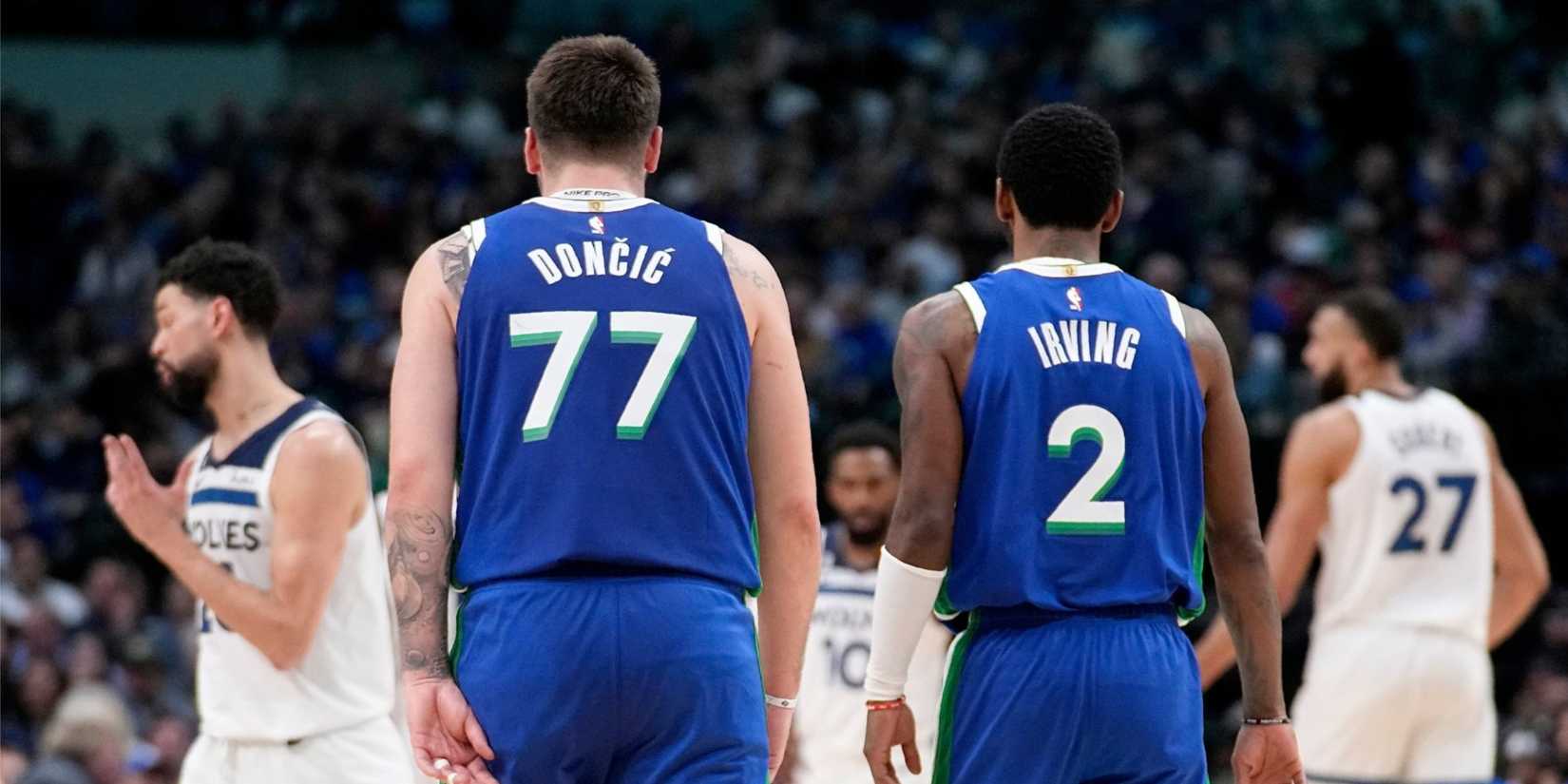 Luka Dončić Praises 'Amazing' Kyrie Irving After Game 3 Win