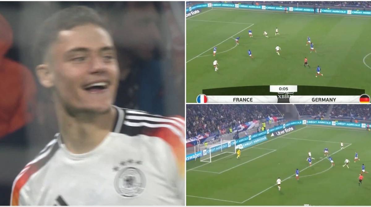 Florian Wirtz Scores Incredible Goal for Germany vs France