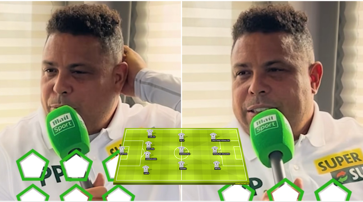 Ronaldo Nazario Picks His Greatest Ever 11