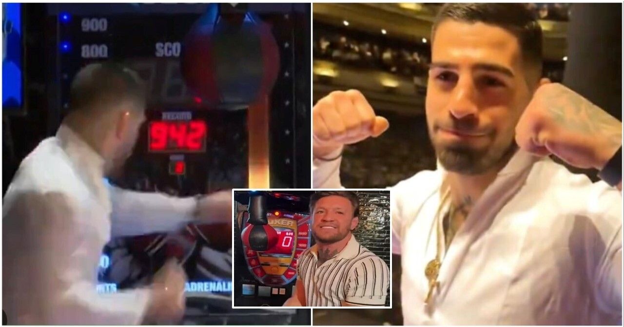 Ilia Topuria Smashes Conor McGregor's Score on Punch Machine
