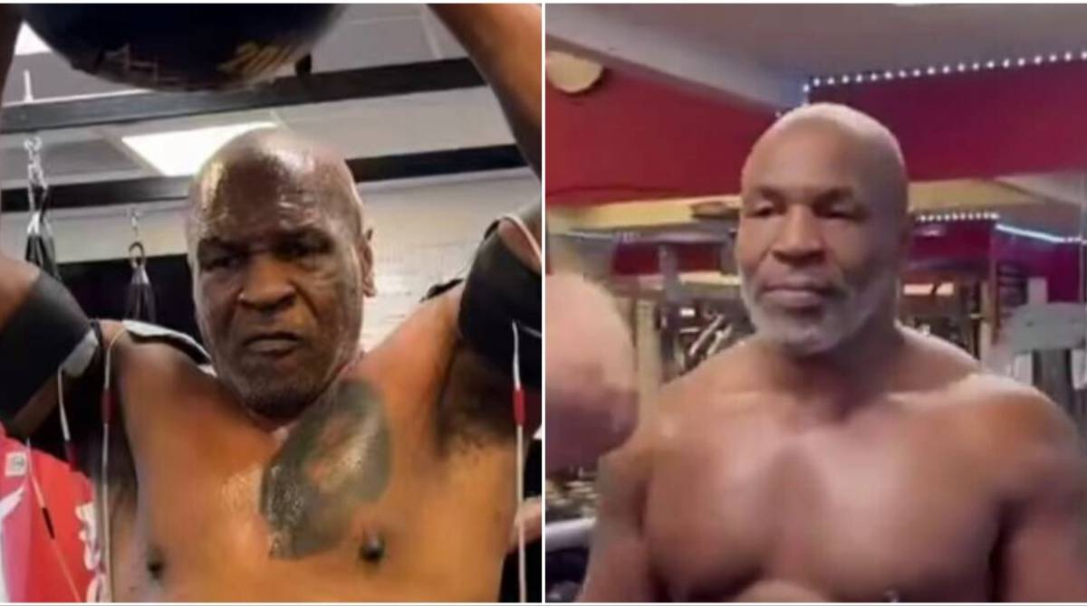 Mike Tyson Shows Off Ripped Physique Ahead of Jake Paul Fight