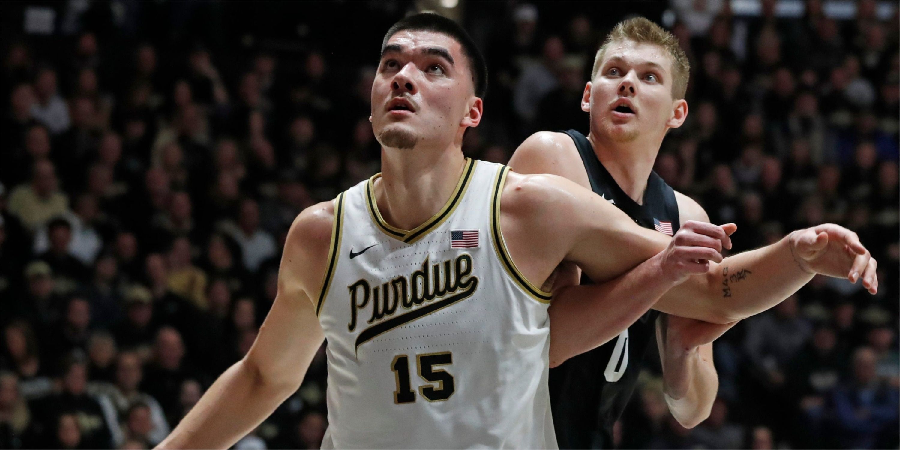 Celtics’ Kristaps Porzingis Was in Awe of How Big Purdue’s Zach Edey Is