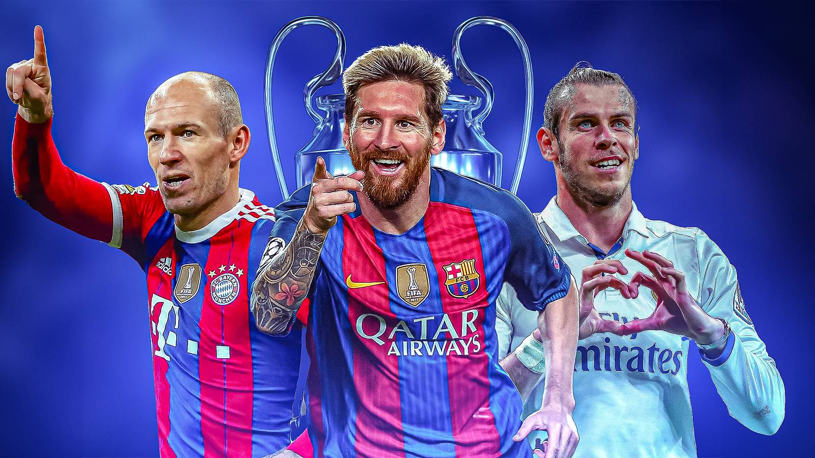 10 Greatest Wingers in Champions League History Ranked