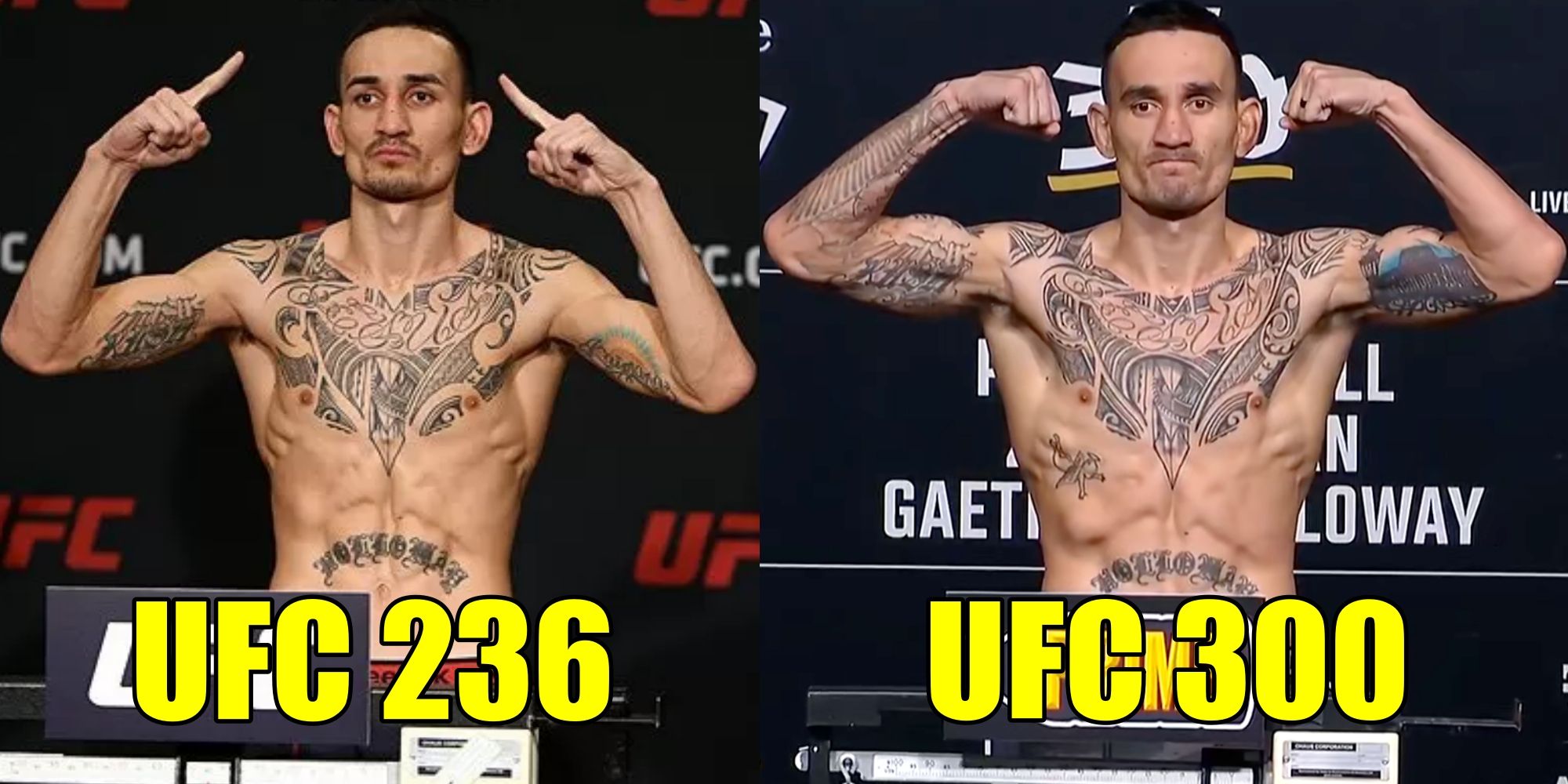 Max Holloway Looks Massively Different For UFC 300 vs UFC 236