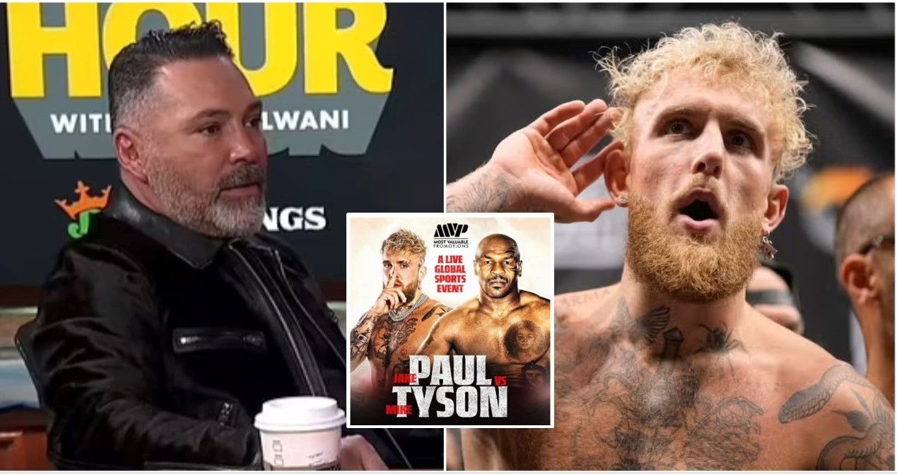 Oscar De La Hoya Takes Swipe at Jake Paul Over Mike Tyson Fight