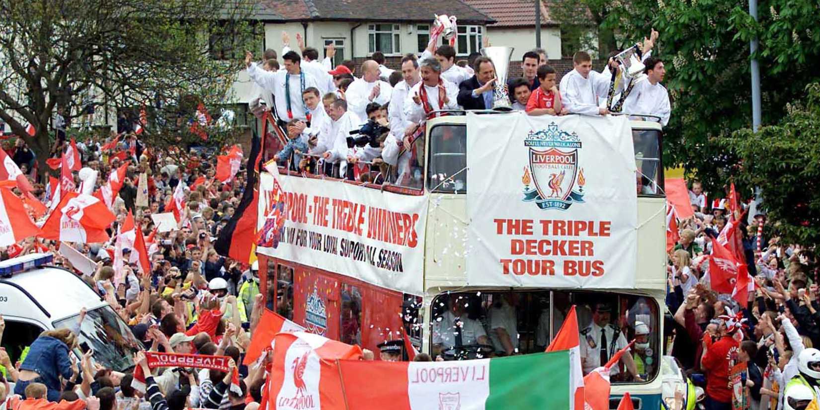 Every Time That Liverpool Won the Treble