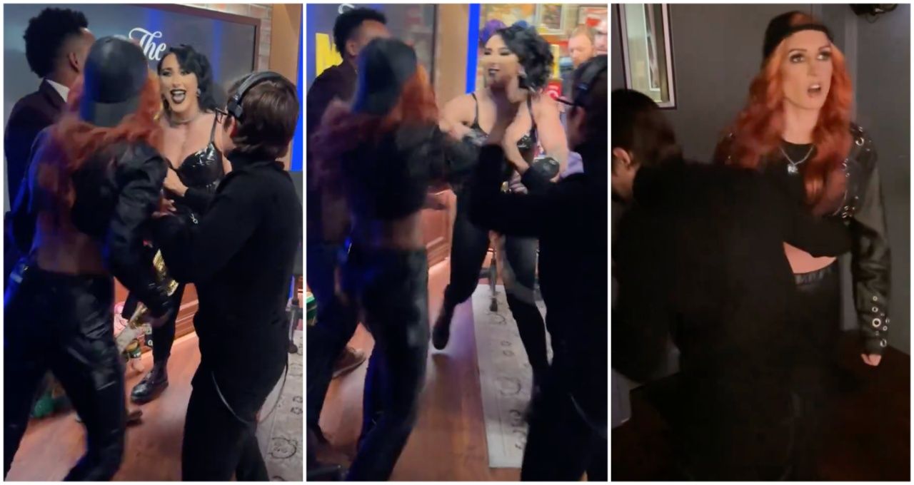 Becky Lynch Confronts Rhea Ripley During Live Interview