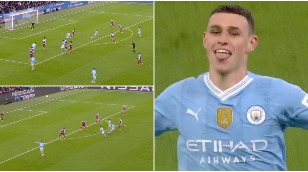 Phil Foden Hat-Trick Helps Man City Beat Aston Villa