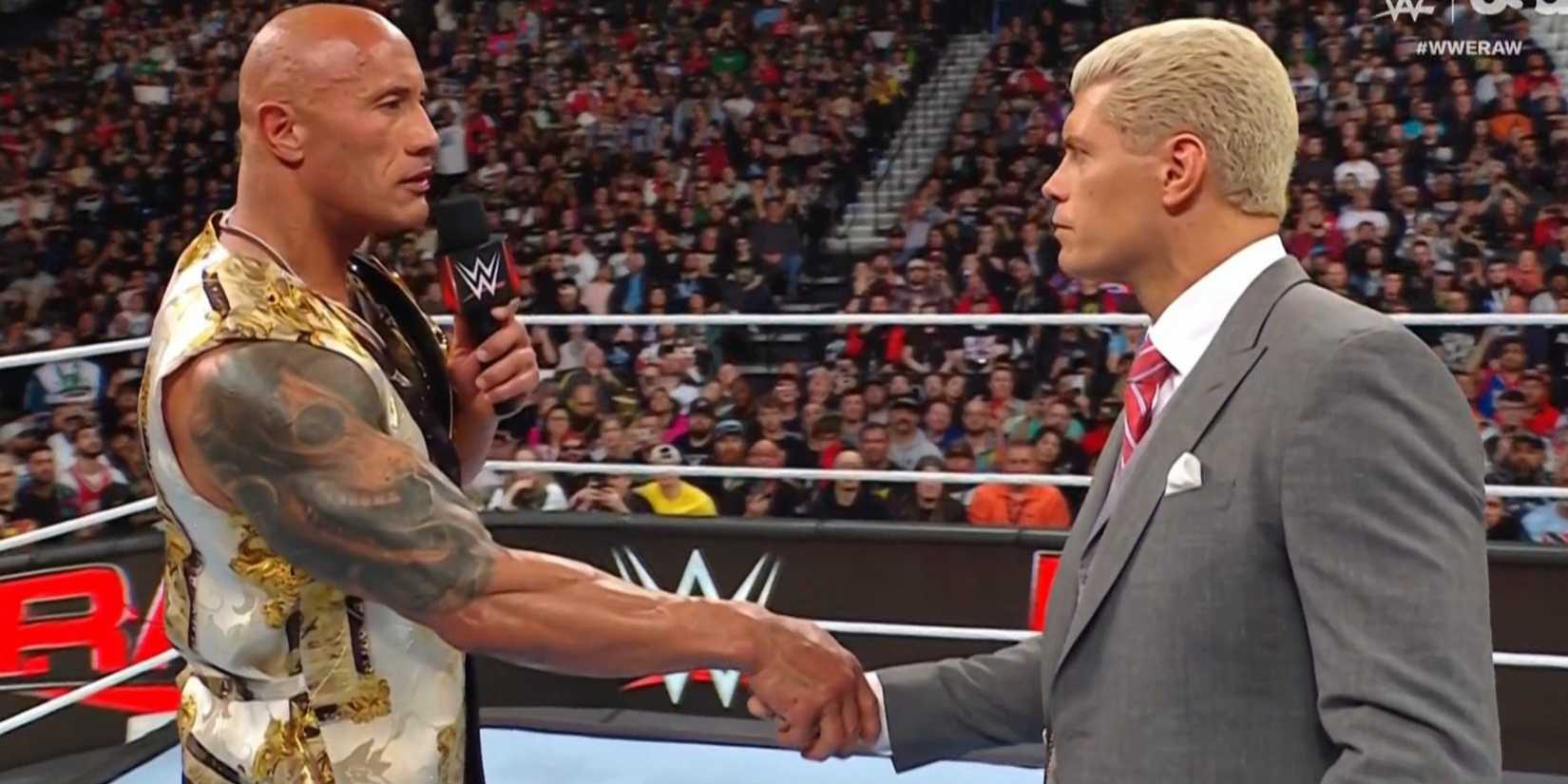 What The Rock Gave Cody Rhodes on Raw After Mania