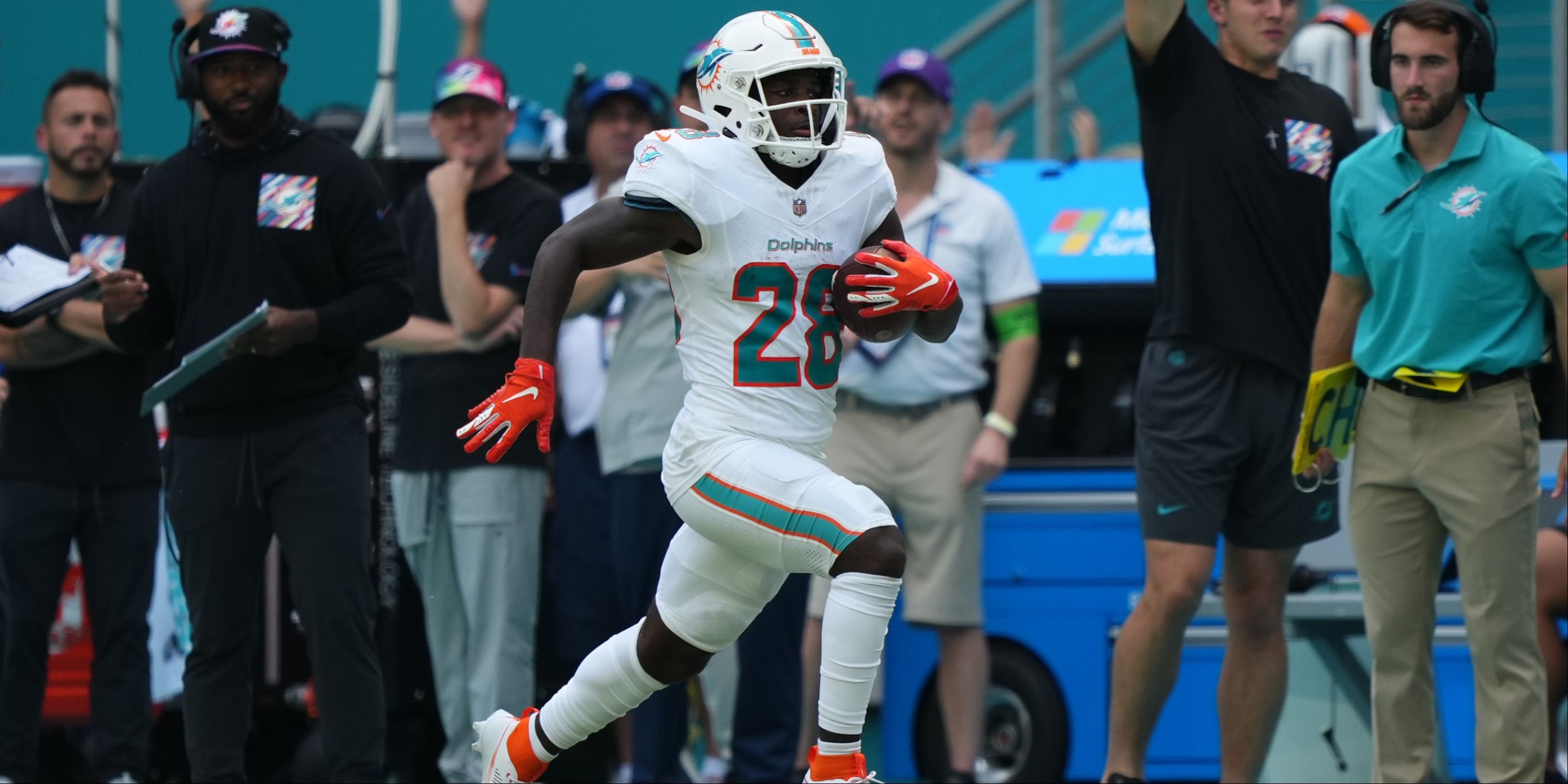 Dolphins Plan to Line Up De'Von Achane at Receiver