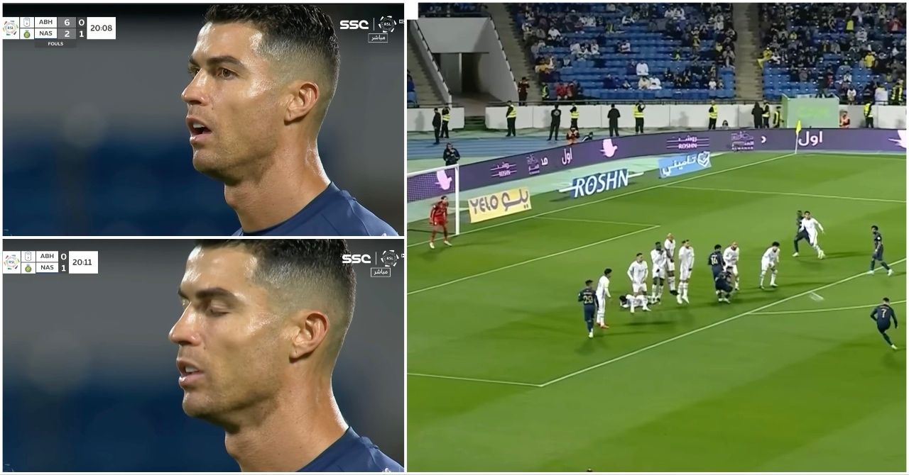 How Cristiano Ronaldo Inspires Himself Before Taking Free-Kicks