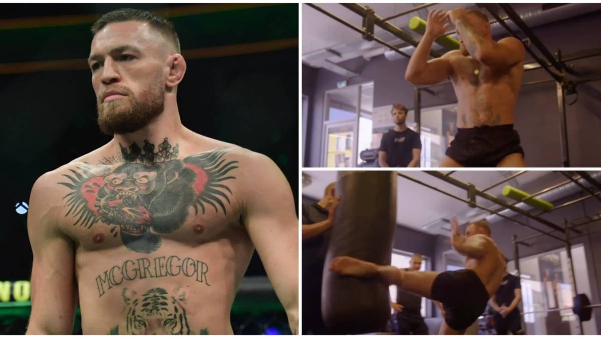 New Training Footage Shows Conor McGregor Throwing Leg Kicks