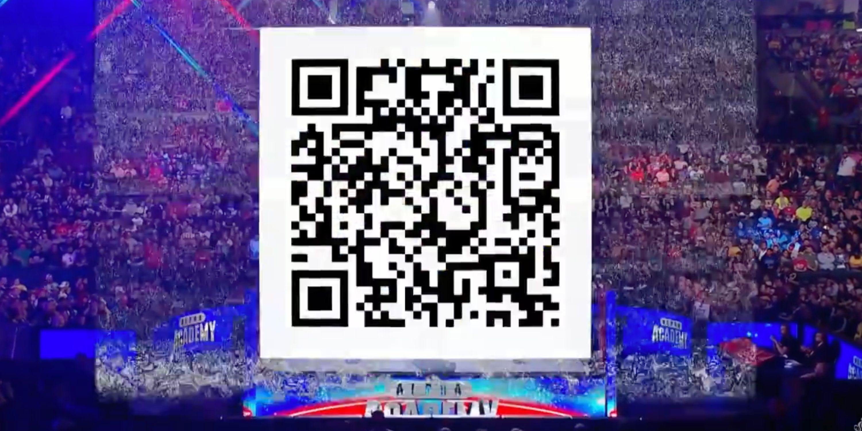 What the QR Code on WWE Raw Took you to