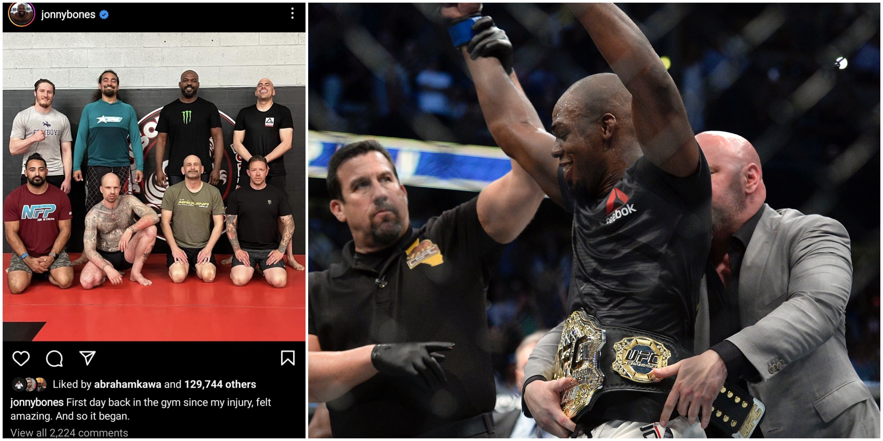 Jon Jones Breaks Silence Following Return to Full MMA Training