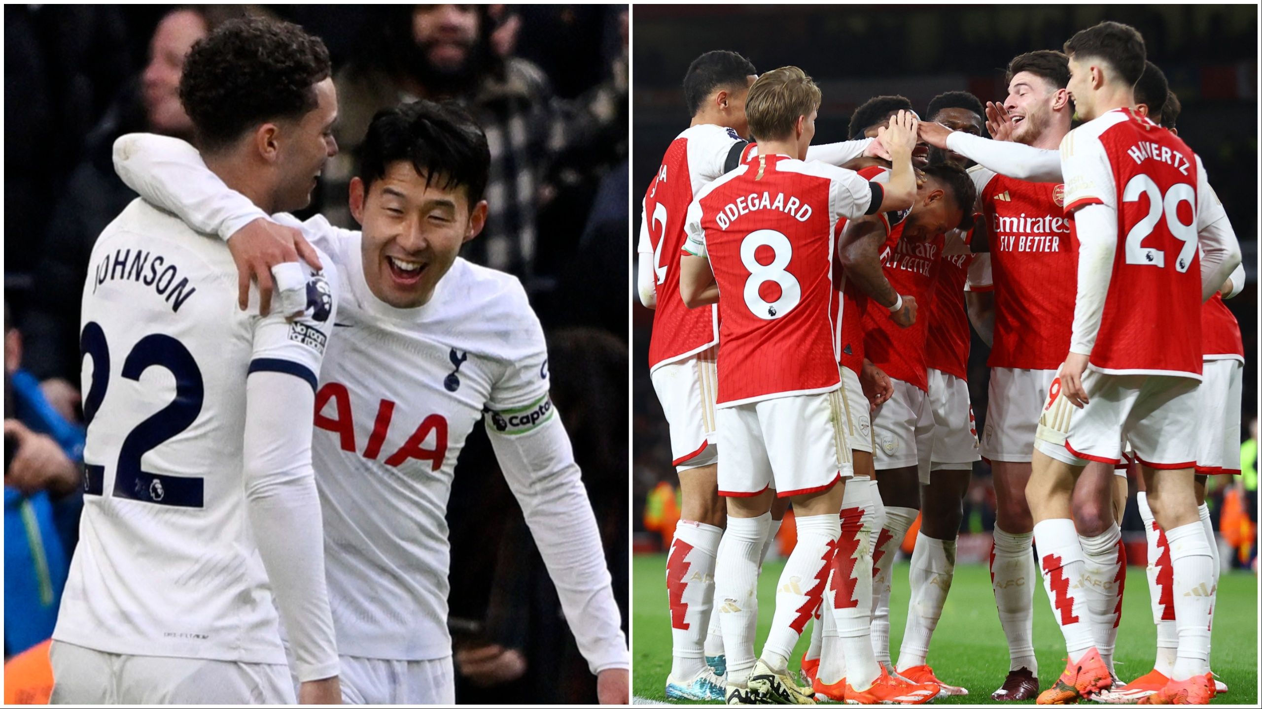 Tottenham Hotspur vs Arsenal Predicted Line-Ups