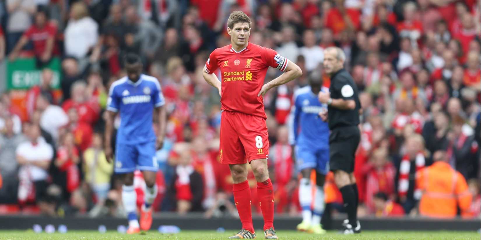 Demba Ba Had No Sympathy for Steven Gerrard After Liverpool Slip