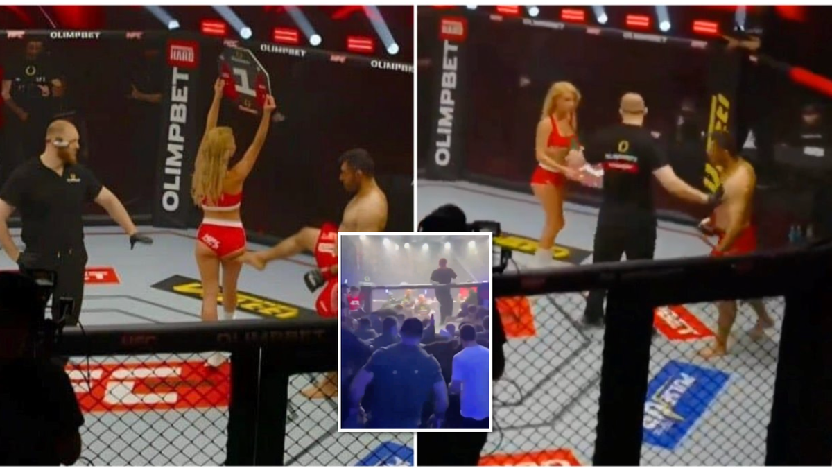 MMA Fighter Ali Heibati Banned for Life for Kicking Ring Girl