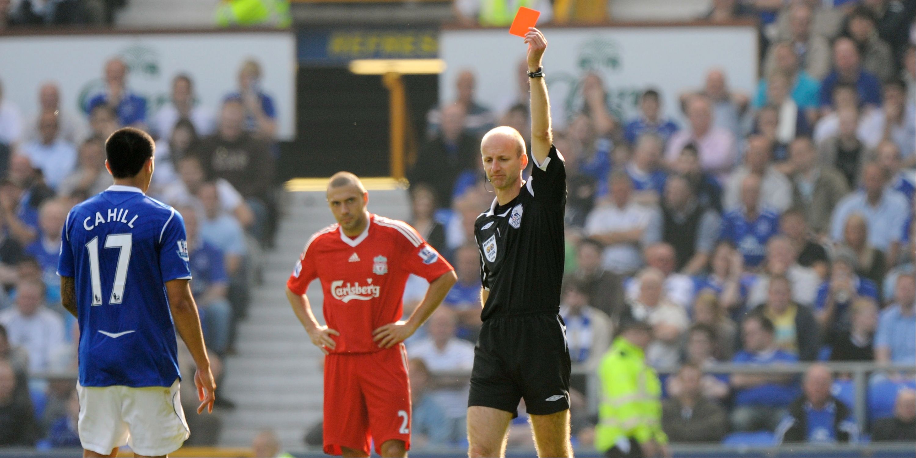 Every Red Card in Merseyside Derby History