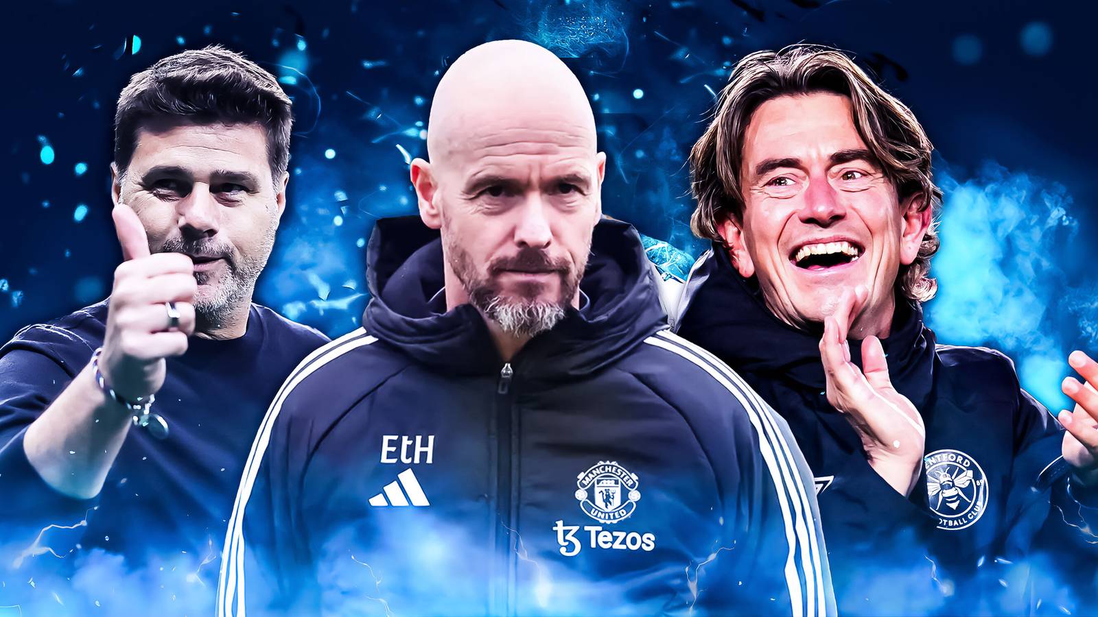 Comparing Erik ten Hag's 2023/24 Stats to Frank's and Pochettino's