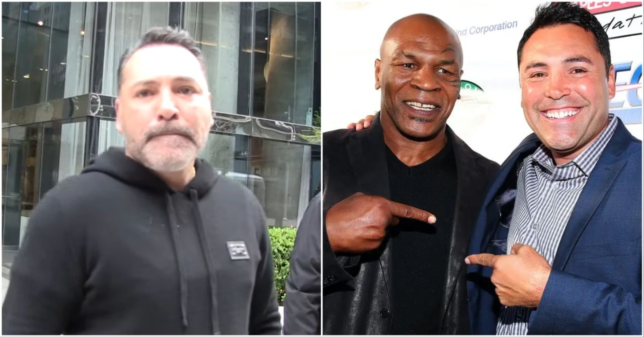 Oscar De La Hoya Begs Mike Tyson to 'Be Careful' in Jake Paul Fight