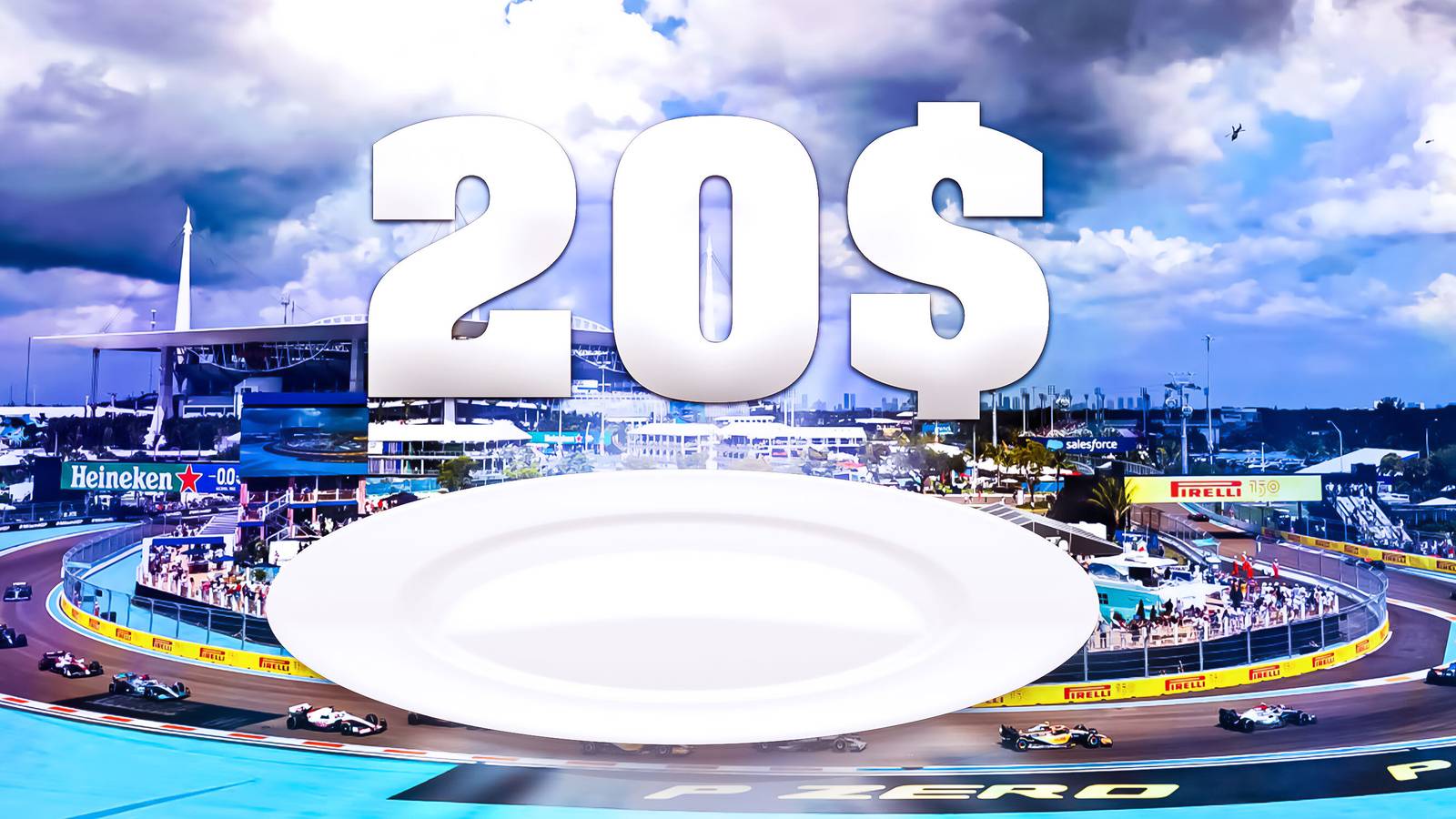 F1 Fan Shows What $20 Gets You at Miami GP After Food Menu Went Viral