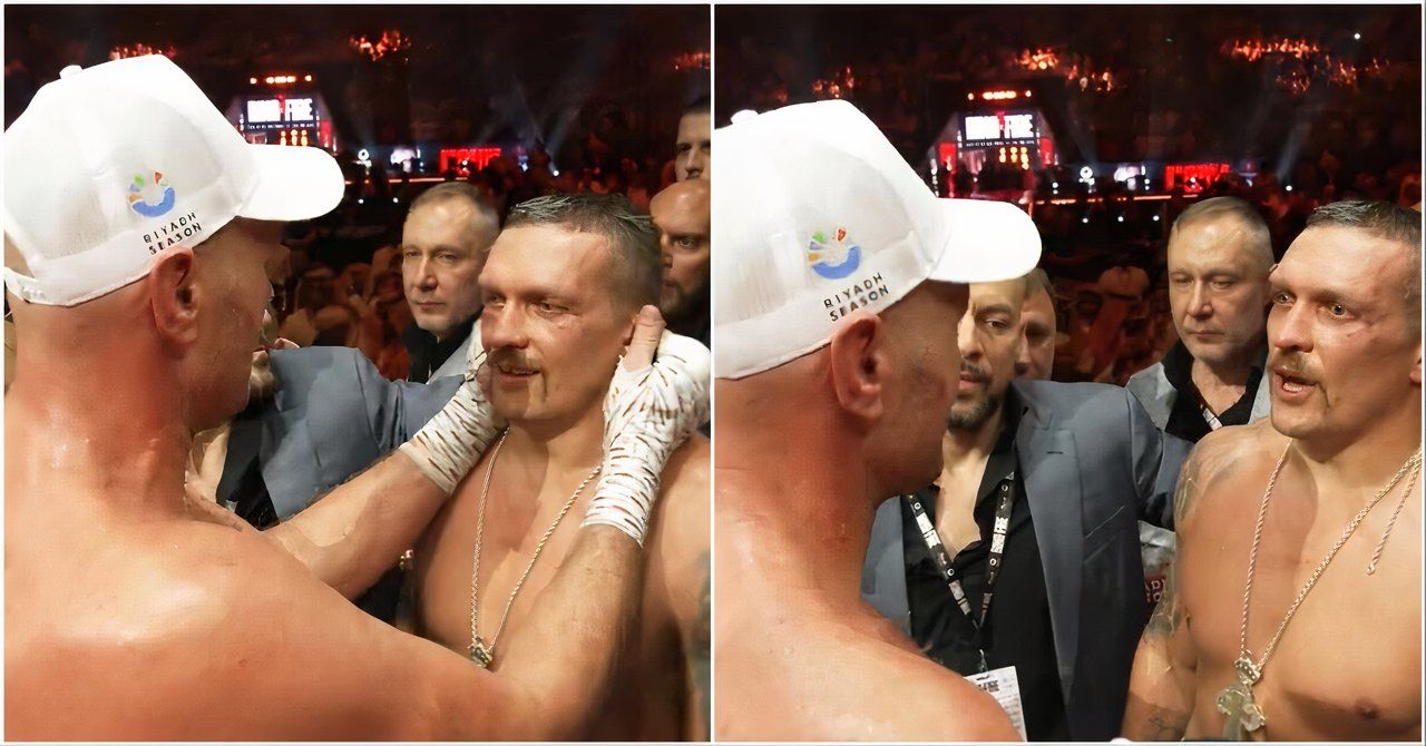 What Tyson Fury & Oleksandr Usyk Said to Each Other After Their Fight