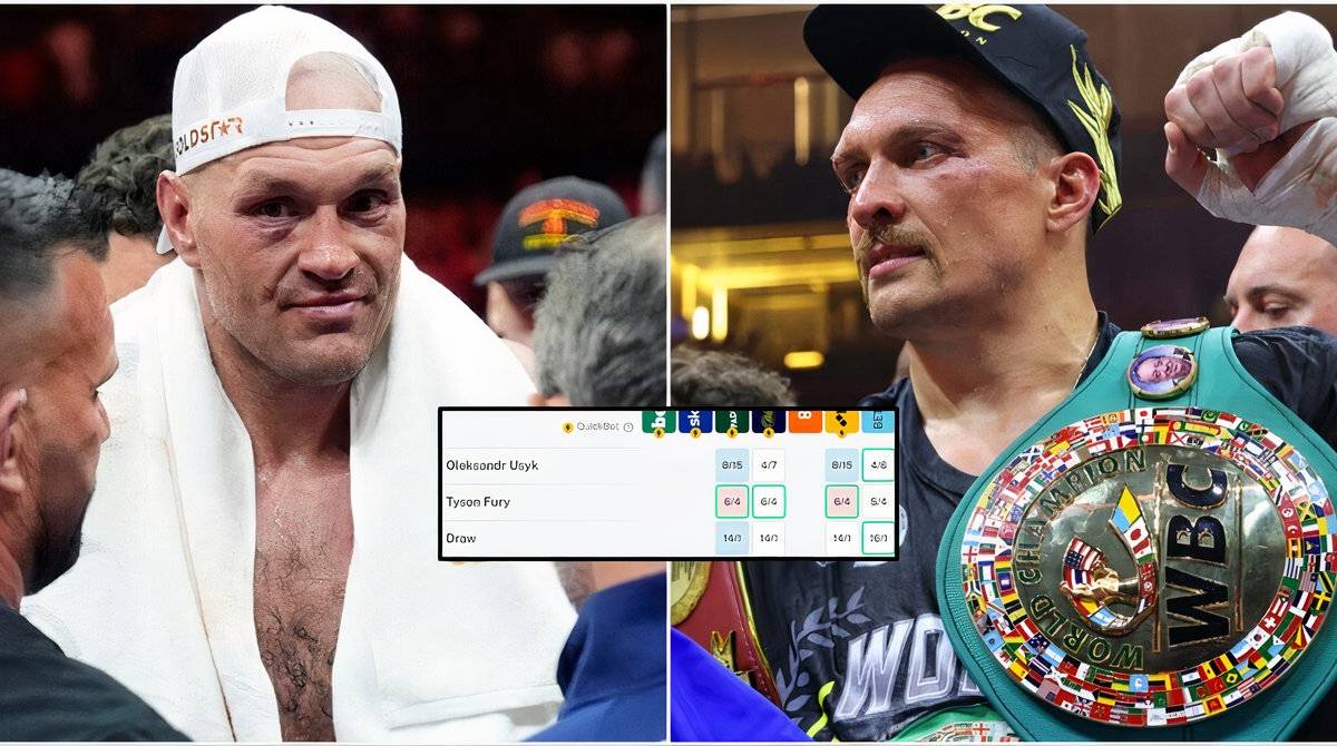 Oleksandr Usyk vs Tyson Fury 2 Odds