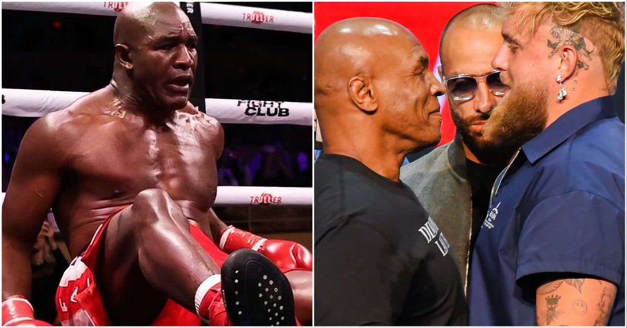 Evander Holyfield Tells Mike Tyson How to Avoid Being KO'd v Jake Paul