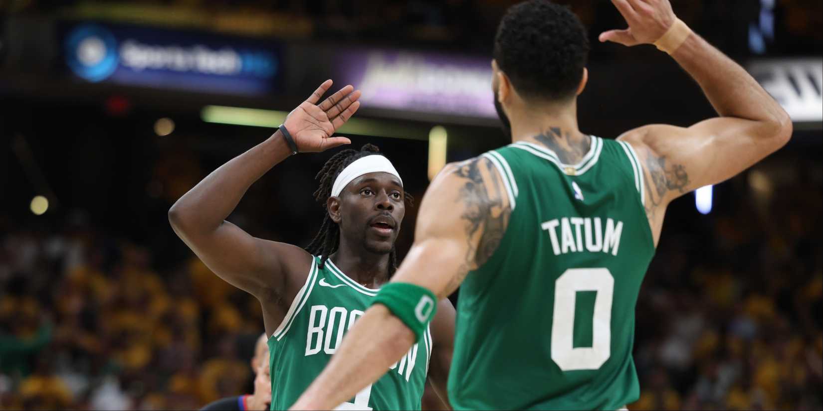 Celtics' Jaylen Brown Had Perfect One-Liner on Jayson Tatum’s Pass to Al Horford