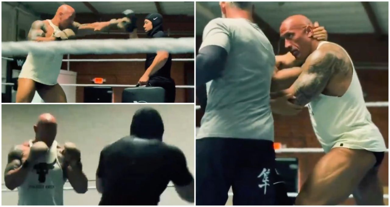 Footage Emerges of The Rock in MMA Training