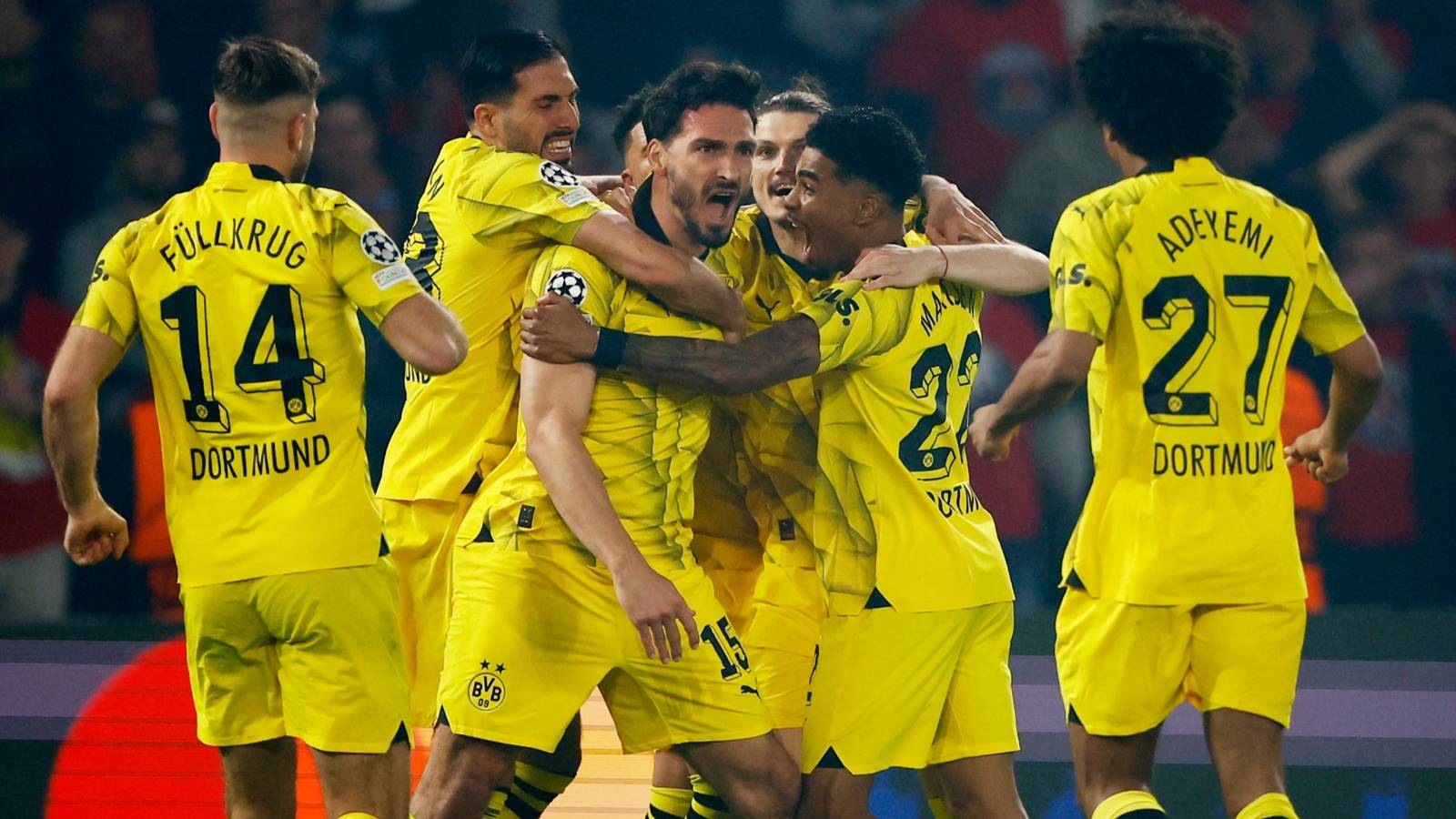 PSG 0-1 Borussia Dortmund: Player Ratings and Match Highlights